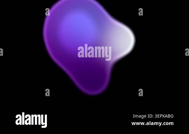 Purple Violet White Gradient Liquid Blob Motion Background, Smooth ...