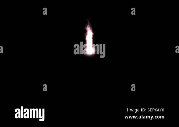 smoke on black background Stock Video Footage - Alamy