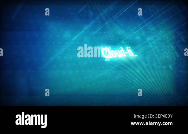 Cloud-first on digital screen message on computer screen Stock Video ...