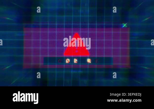 CODE RED Alert Terms on Satelite Map Background Stock Video Footage - Alamy