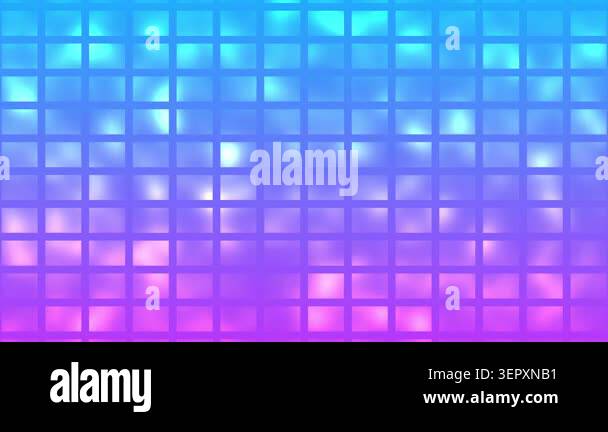 4K Abstract Neon Gradient Grid Background Animation.Glowing Tile ...