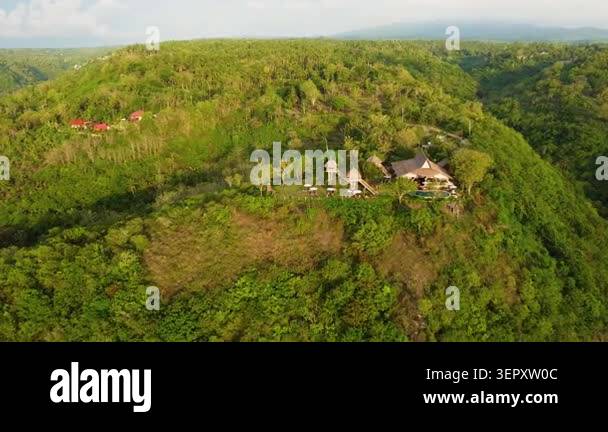 Drone footage capturing the stunning amok sunset restaurant and bar ...