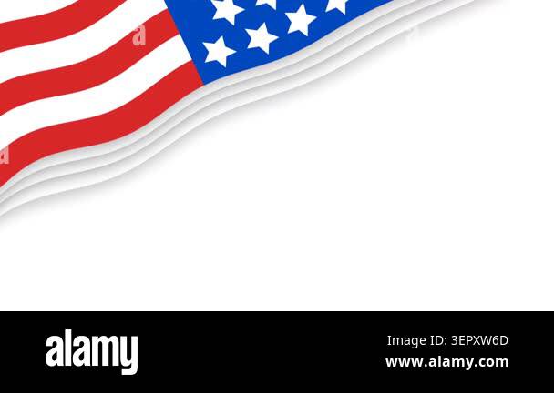 Dynamic waving American flag background perfect for Independence Day ...