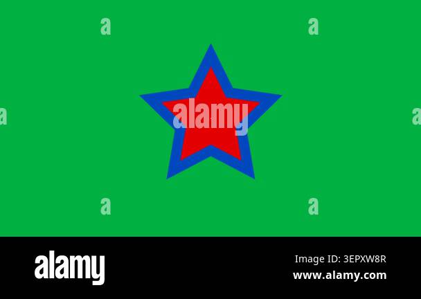 Three vibrant star icons on green backgrounds, suitable for festive ...