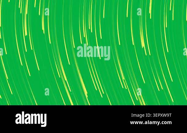 Energetic green animation featuring dynamic yellow streaks and a radial ...