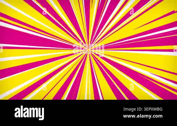 Dynamic abstract background animation featuring vibrant pink and yellow ...