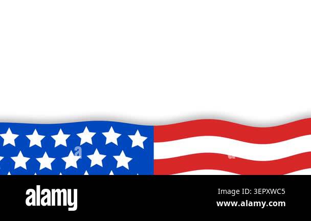Dynamic waving American flag background perfect for Independence Day ...