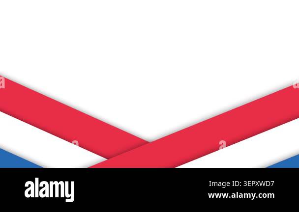 Abstract background featuring dynamic red, white, and blue stripes ...