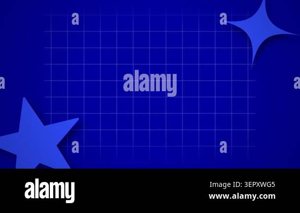 Dynamic blue grid background featuring animated stars, perfect for ...