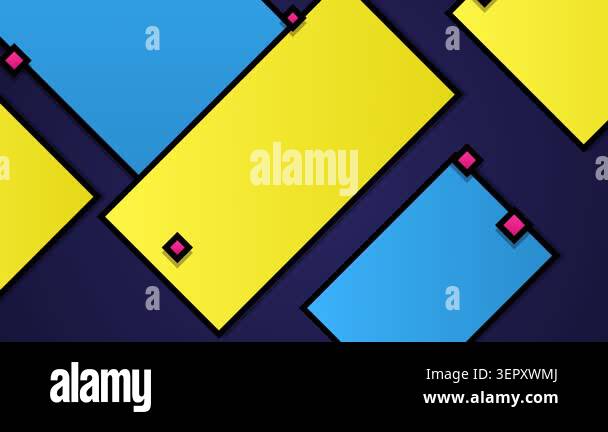 A vibrant abstract background featuring an array of colorful geometric ...