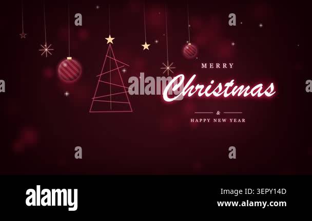 A sophisticated dark red Christmas background featuring a minimalist ...