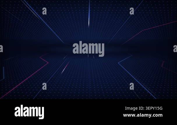 A sophisticated abstract motion background featuring dark blue tones ...