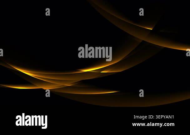 Dark orange neon glowing waves abstract futuristic background. Seamless ...