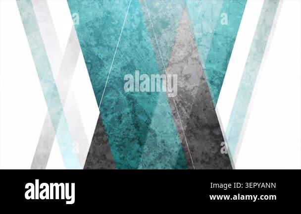 Blue and grey geometric stripes abstract tech grunge minimal background ...