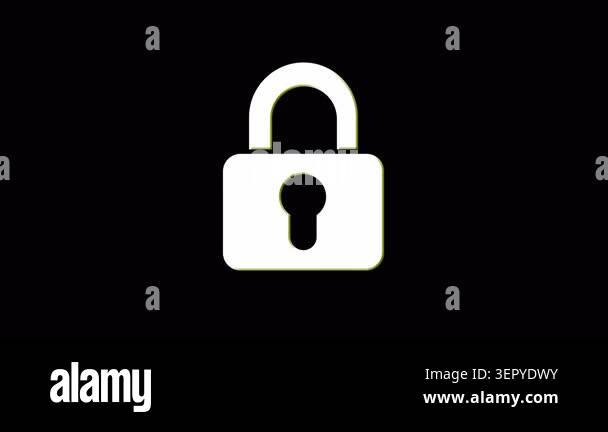 Conceptual image of cyber security and digital data protection symbol ...