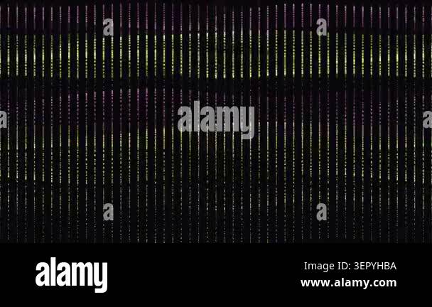 Abstract digital particle wave background featuring vibrant green and ...
