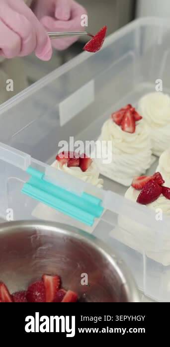 Making confectionery in a pastry shop Stock Video Footage - Alamy