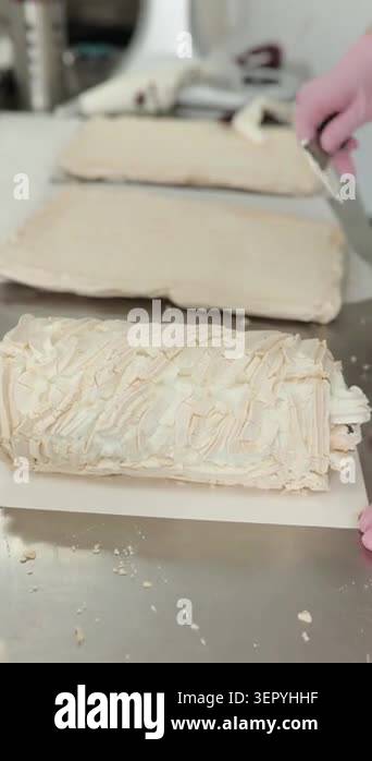 Making confectionery in a pastry shop Stock Video Footage - Alamy