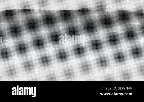 A flickering black and white halftone dot pattern creating a textured ...