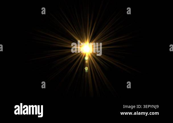 The sun shining or shining with various rays in the alpha channel to ...