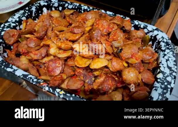 Jengkol(Archidendron pauciflorum) Cooked in Spicy Red Sauce ...