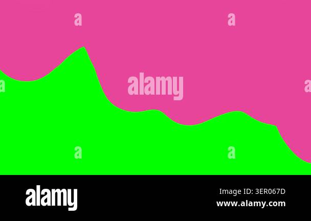 set of colour kid screen transition with different liquid splash in a ...