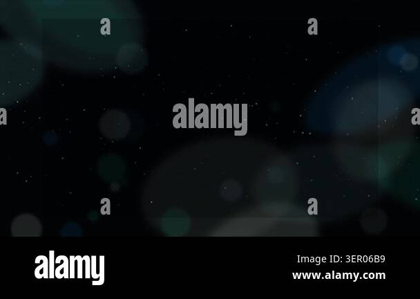 Teal Particle Flow Abstract Technology Background Stock Video Footage ...