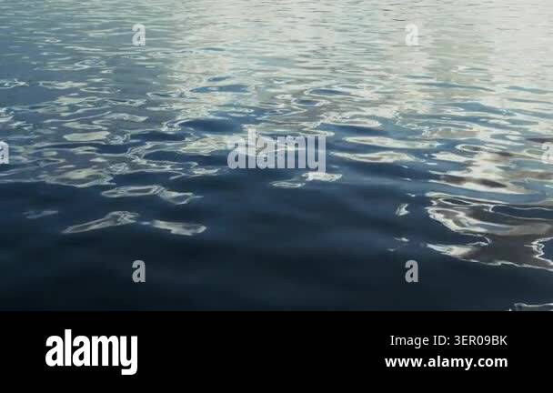 The Pure Sea Water Surface and Reflection Stock Video Footage - Alamy
