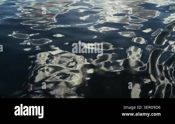 The Pure Sea Water Surface and Reflection Stock Video Footage - Alamy