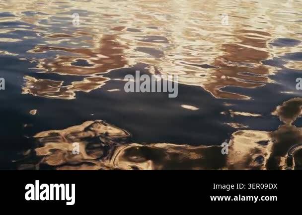 The Pure Sea Water Surface and Reflection Stock Video Footage - Alamy