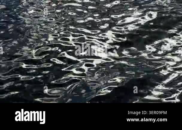 The Pure Sea Water Surface and Reflection Stock Video Footage - Alamy