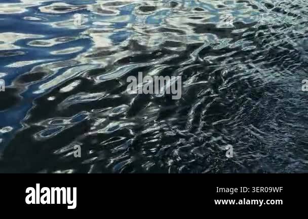 The Pure Sea Water Surface and Reflection Stock Video Footage - Alamy
