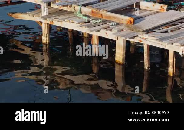 A beautiful high angle shot of calm sea water surface featuring vibrant ...