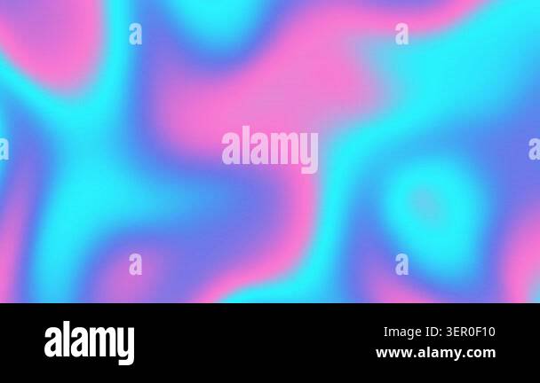 Abstract pastel pink turquoise gradient background with liquid waves ...