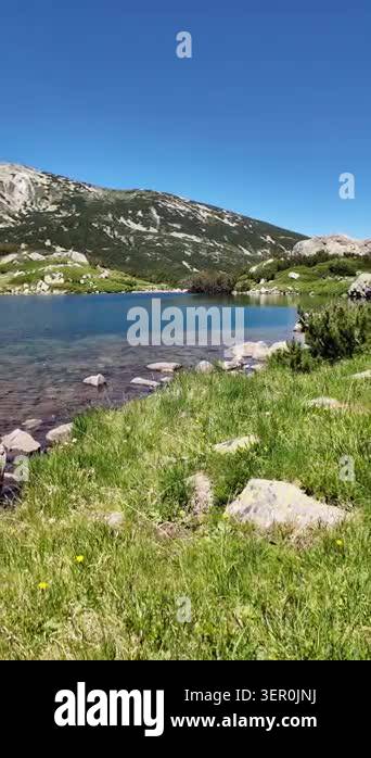 Amazing Summer landscape of Pirin Mountain near Popovo Lake, Bulgaria ...