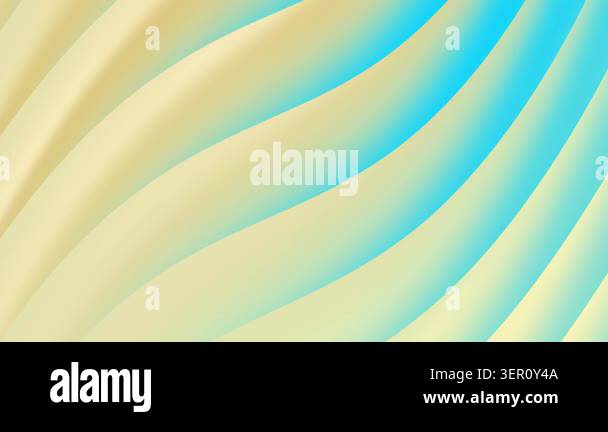 Soft Blue Yellow Beige wavy abstract background Stock Video Footage - Alamy