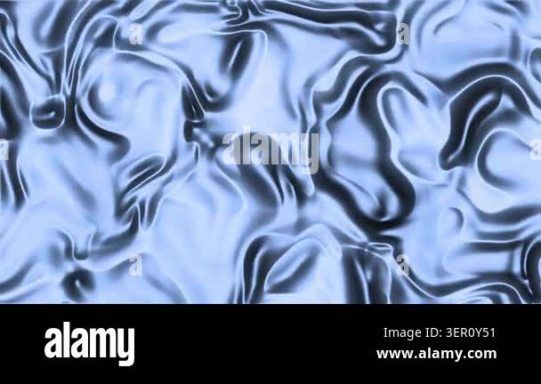 Abstract flowing liquid metal texture with a blue and silver metallic ...