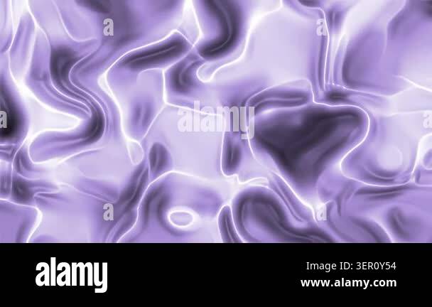 Abstract flowing purple and white liquid texture with glowing outlines ...