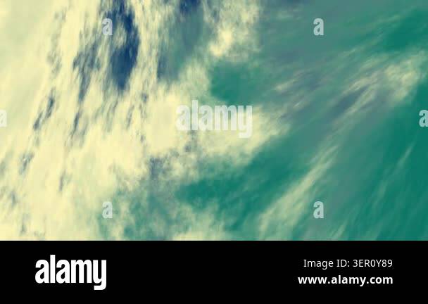 Abstract swirling clouds in a stylized, painterly motion with a vintage ...