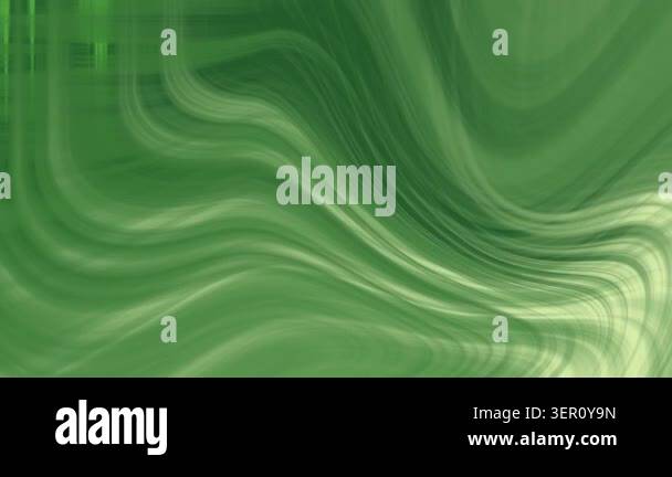 Abstract green flowing lines create a dynamic and organic background ...