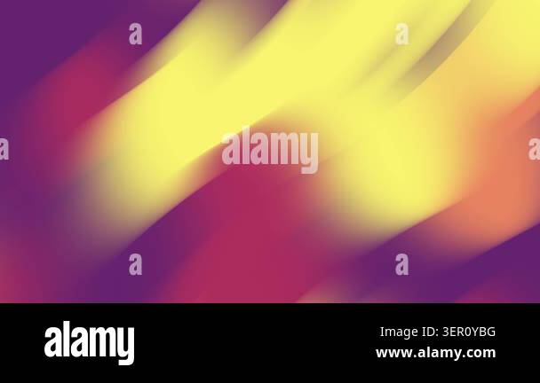 Abstract background with diagonal flowing bands of color in yellow ...