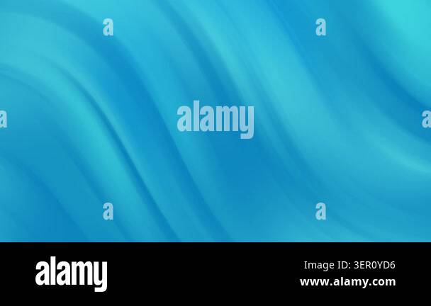 Abstract flowing blue waves create a smooth, calming background motion ...