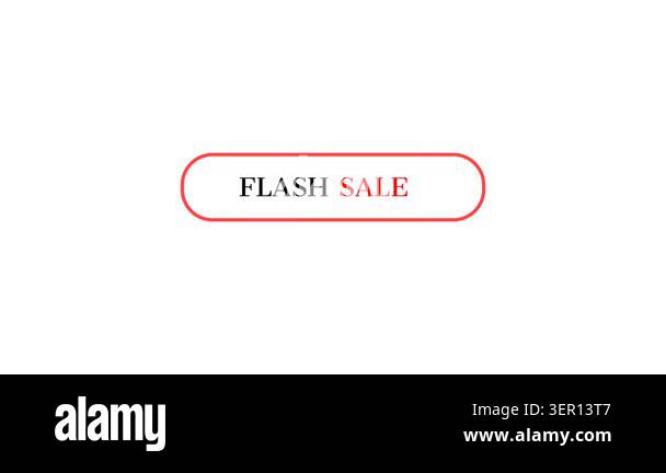 Clean Flash Sale Shop Now Promotional Banner Animation For E Commerce ...