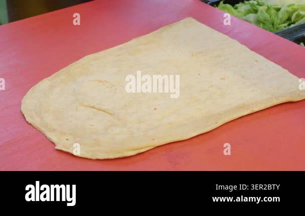 A close up video shot from a forty five degree angle showing an open ...