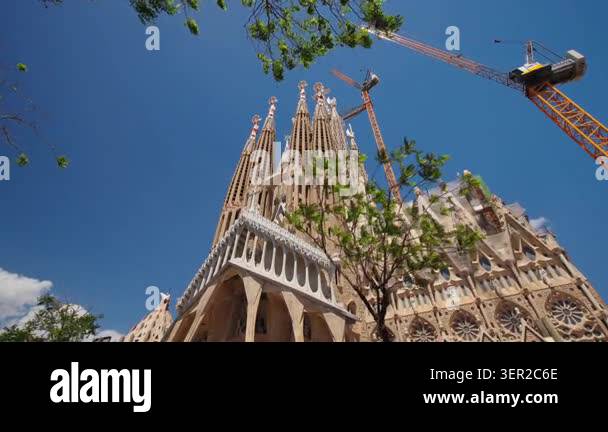 Barcelona, Spain, 20 May 2026: Sagrada Familia basilica with ...