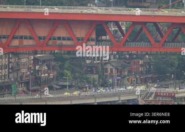 CHONGQING, CHINA - 28 MAY 2026: Timelapse of the Chongqing skyline ...