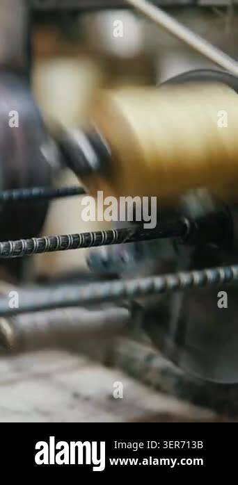 Old scratched rotated mechanism for producing of fiberglass ...