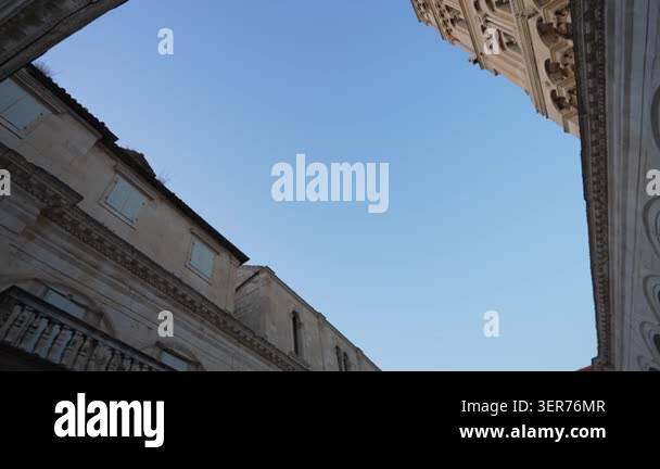 Diocletian's Palace bell tower in Split Stock Video Footage - Alamy