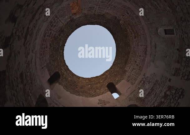 Vestibule of Diocletian's Palace in Split Stock Video Footage - Alamy