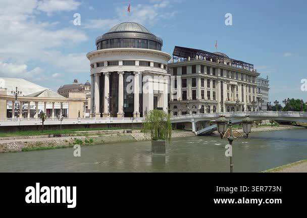 Skopje, North Macedonia, June 2, 2026. View of the Basic Public ...